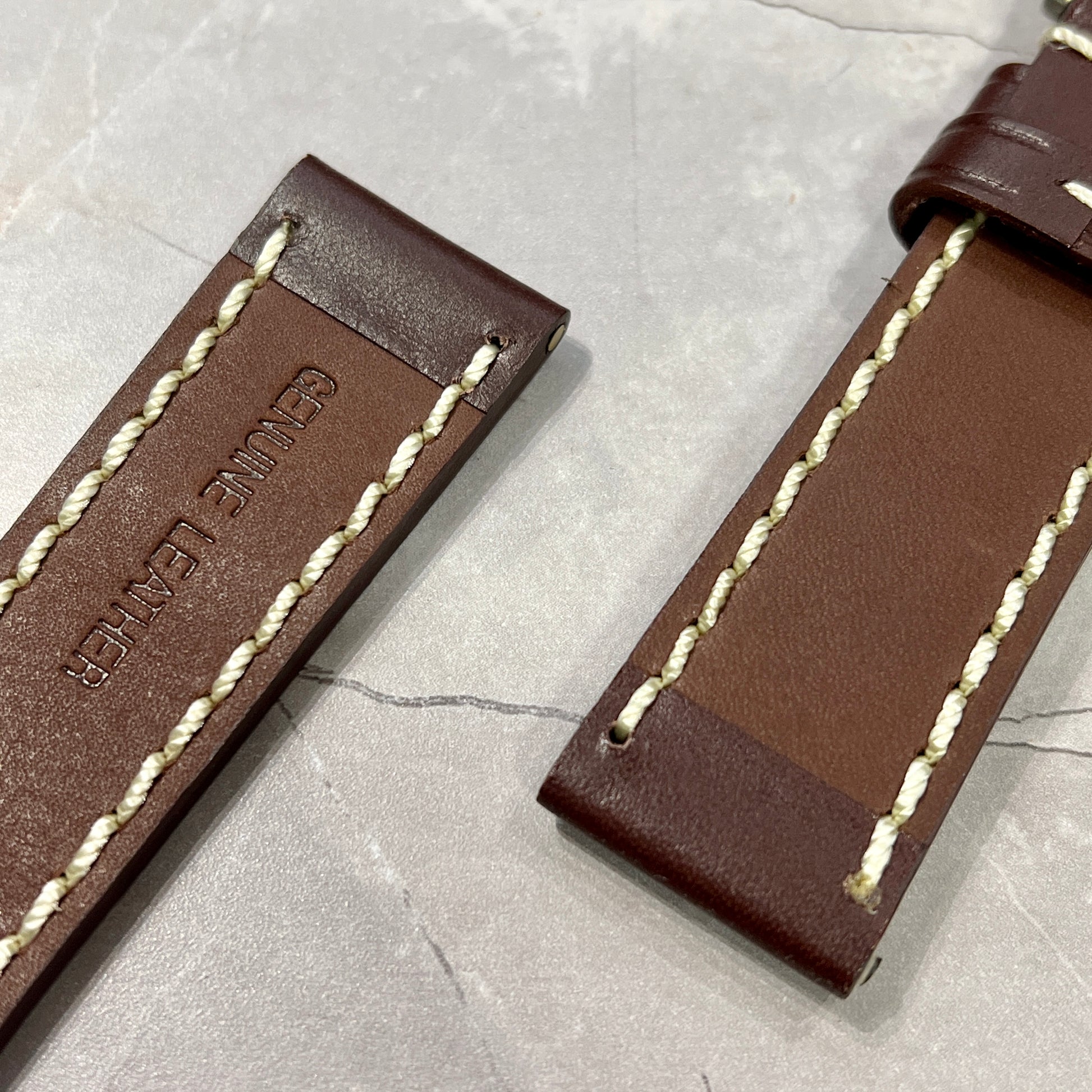 Calf leather strap Choco Brown – Mainly Files Limited