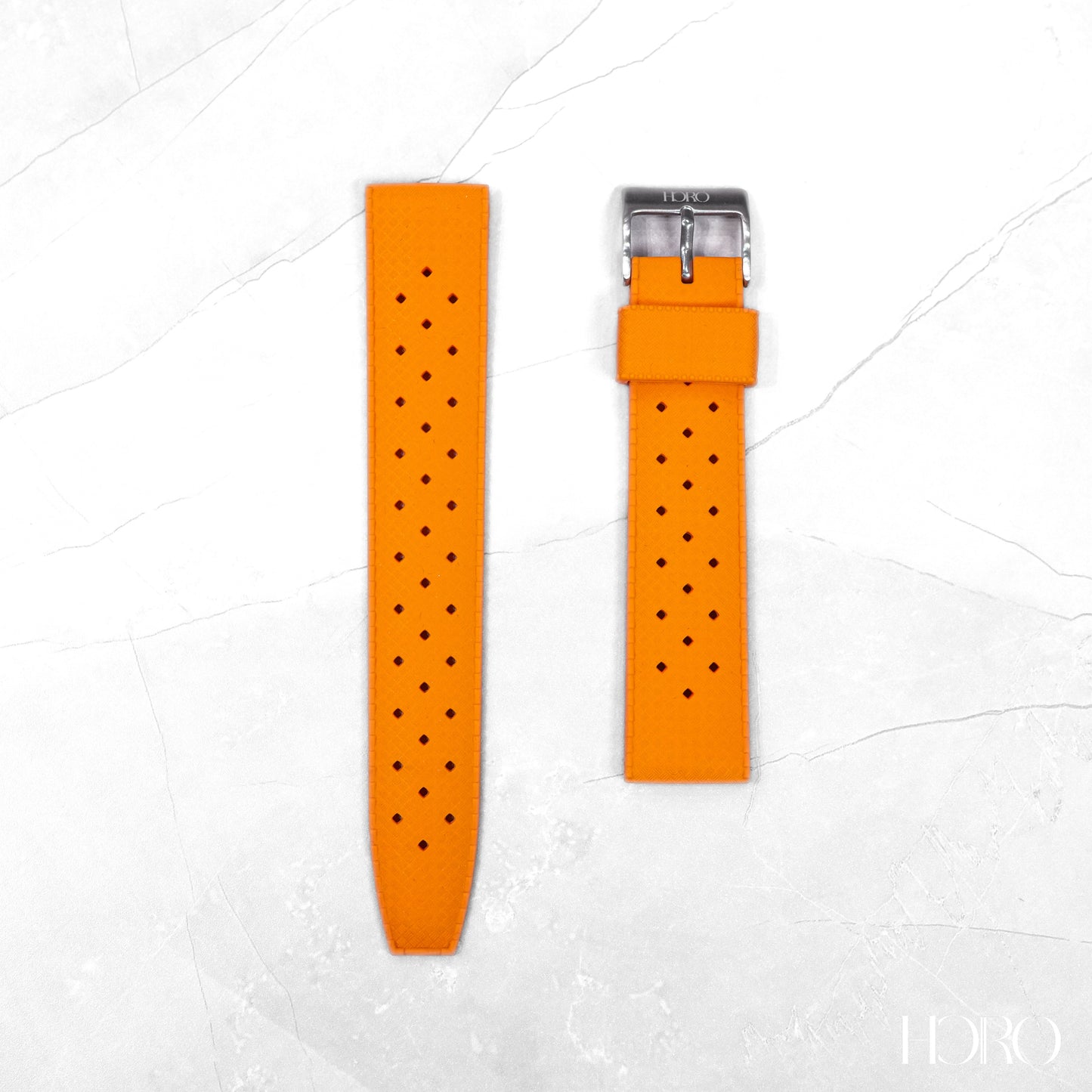 Diver - Silicone rubber strap Orange – Mainly Files Limited