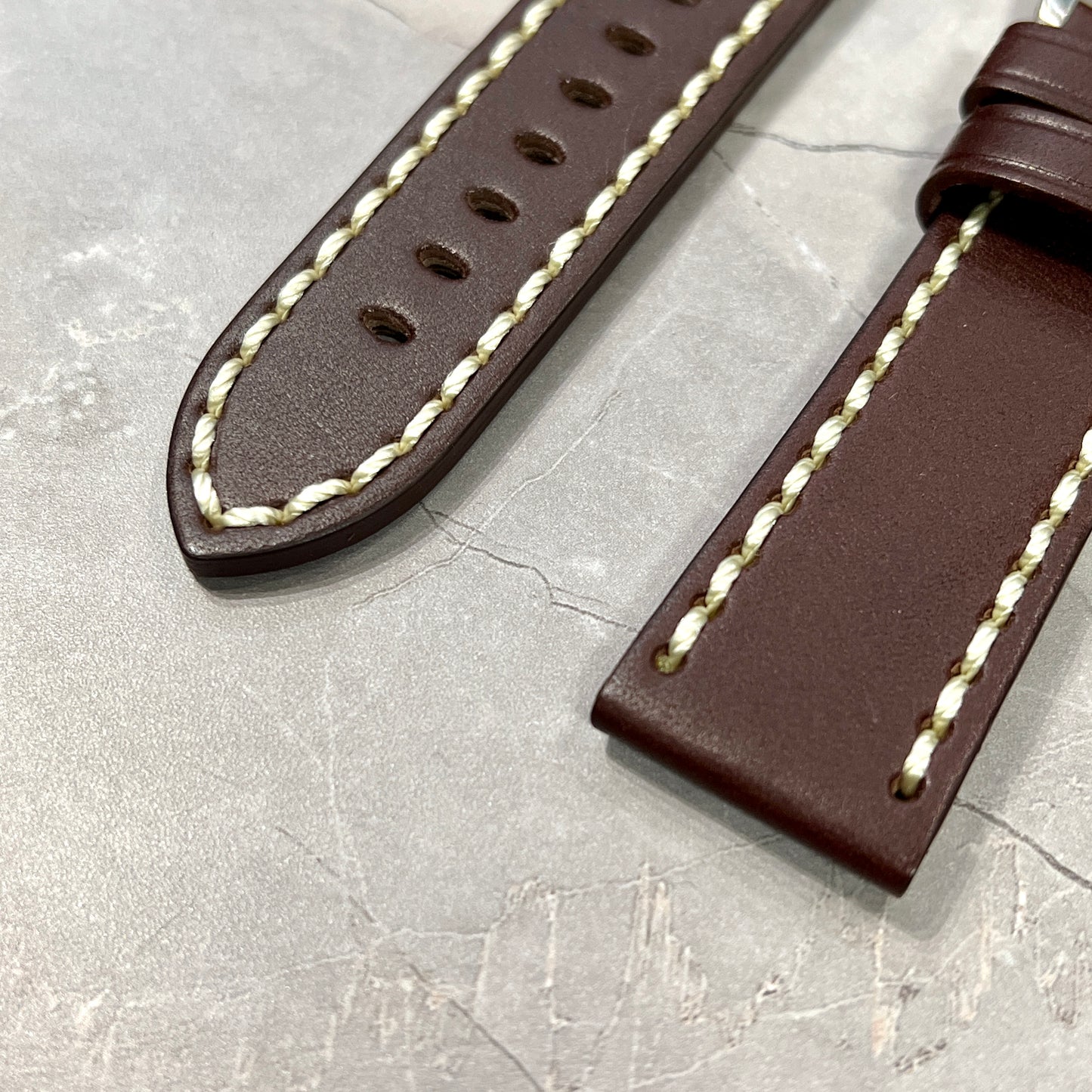 Calf leather strap Choco Brown – Mainly Files Limited