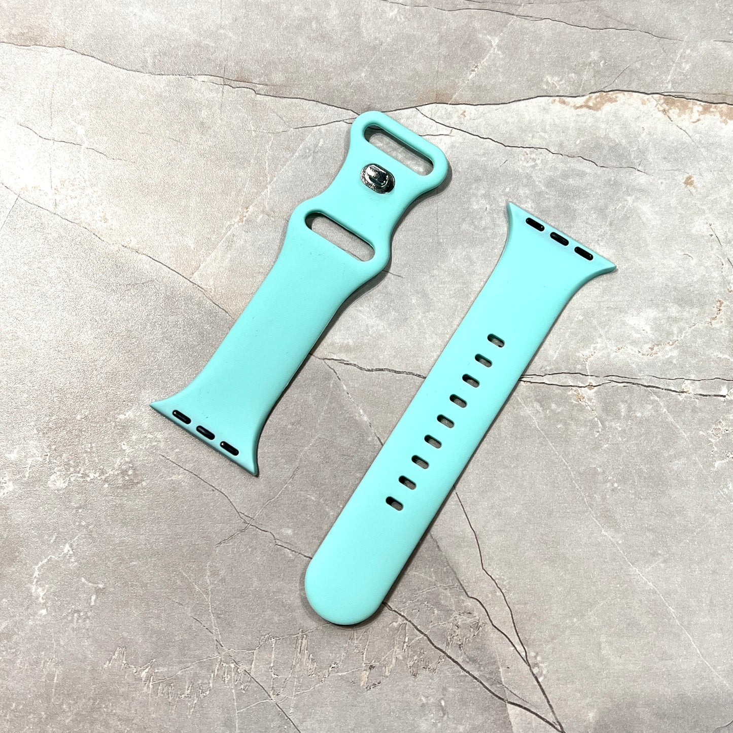 Ice blue Silicone rubber strap for Apple Watch – Mainly Files Limited