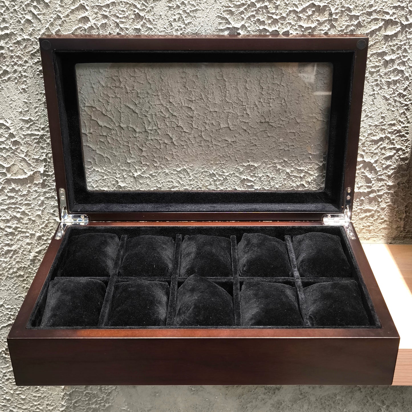 Wooden watch case for 10pcs Brown Quality – Mainly Files Limited